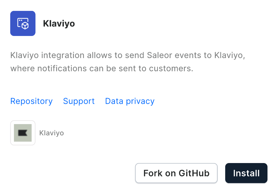 Klaviyo - Saleor App Store